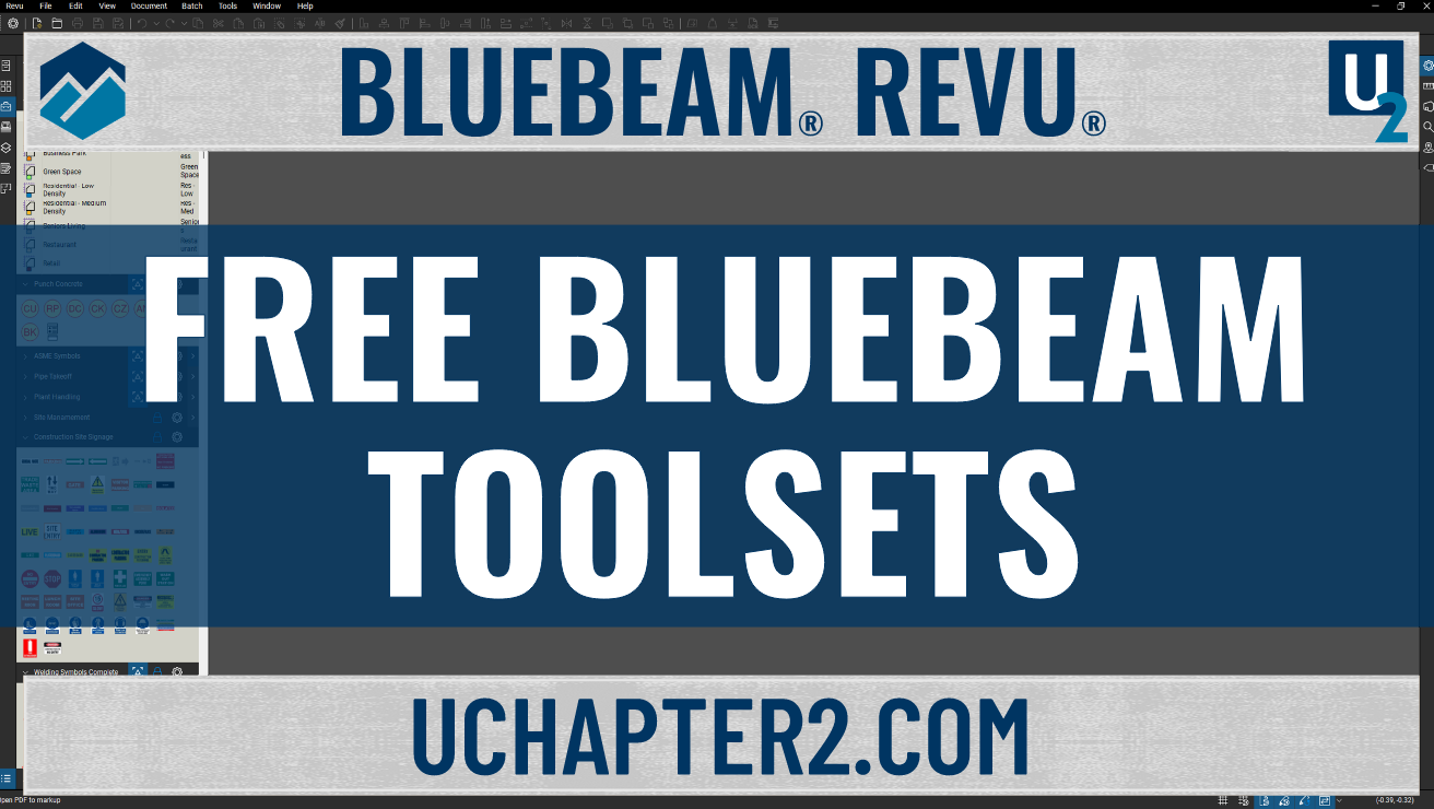 FREE Bluebeam Revu Toolsets UChapter2