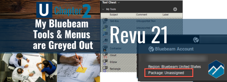 My Bluebeam Tools & Menus are Greyed Out - UChapter2